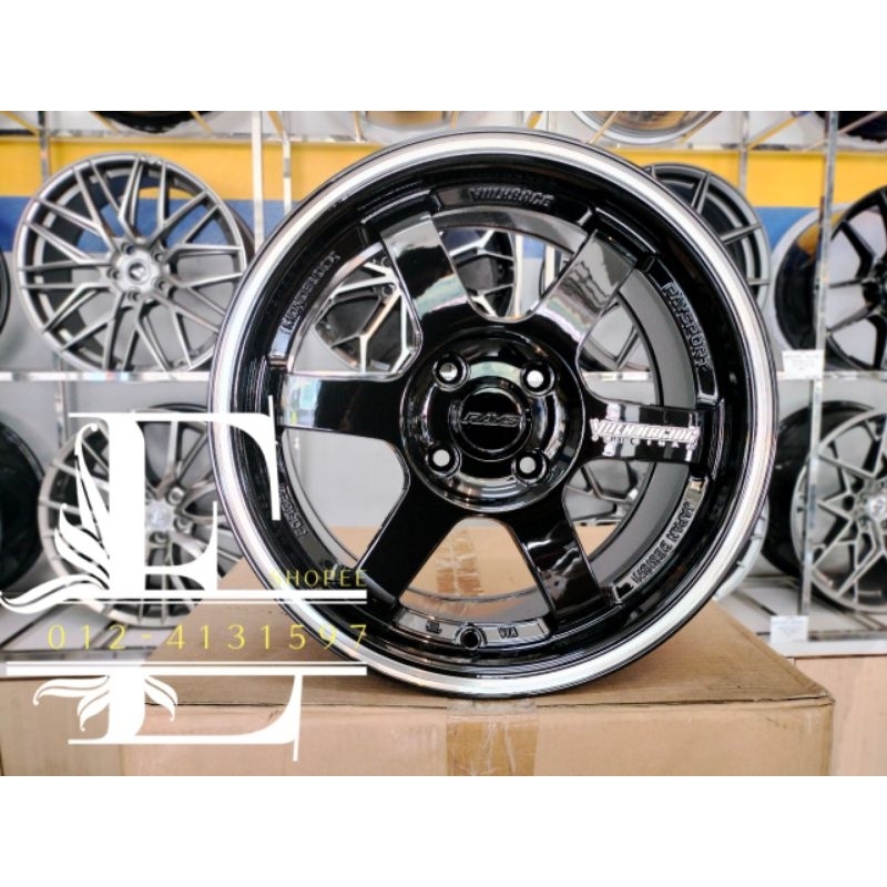 NEW SPORT RIM 15 INCH TE37 SL RM880 4BIJI RIM THAILAND (KENA BELI 2KALI ...