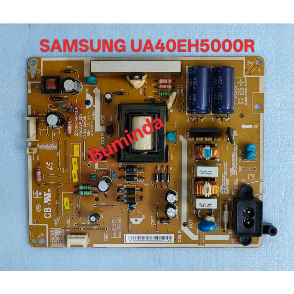 SAMSUNG UA40EH5000R (BN44-00496B) POWER BOARD TV ORIGINAL | Shopee Malaysia