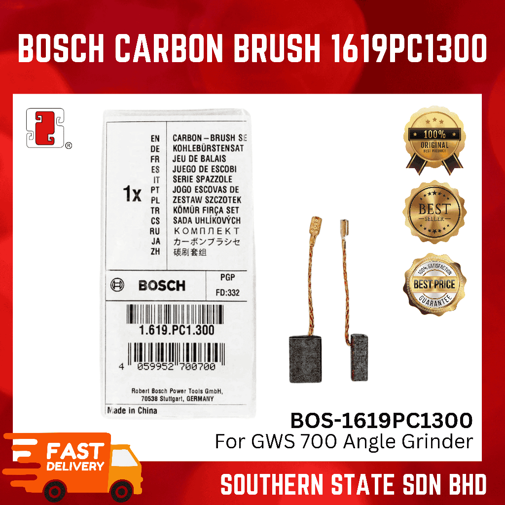 Bosch Carbon Brush 1619PC1300 For GWS 700 Angle Grinder | Shopee Malaysia