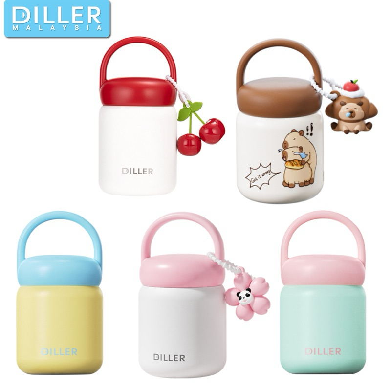 Diller Botol Thermo SUS316 dengan Pemegang Mudah, Flask Kalis Kebocoran ...