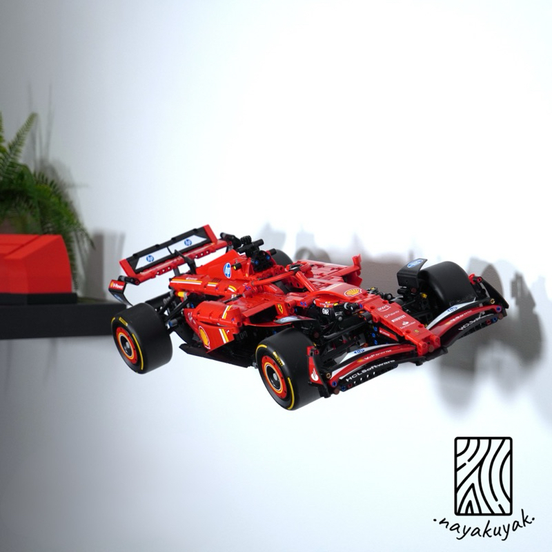 Offset & Flush Wall Mount For LEGO Technic Ferrari SF-24 F1 Car [42207 ...