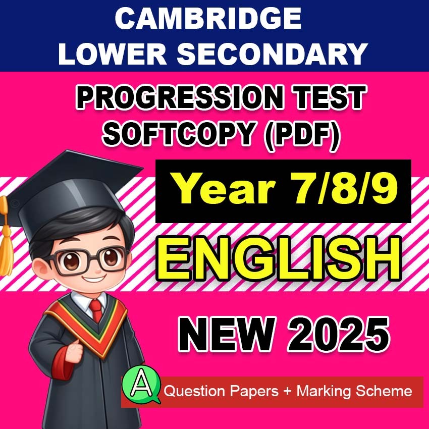 PTE [LATEST 2025] Cambridge Progress Checkpoint English (P1&P2 ...