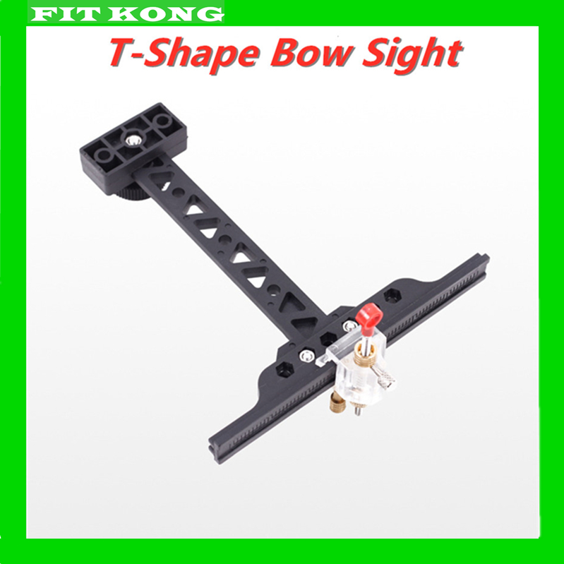 Archery Recurve Bow Sight T Shape ABS Material Single Pin Target ...