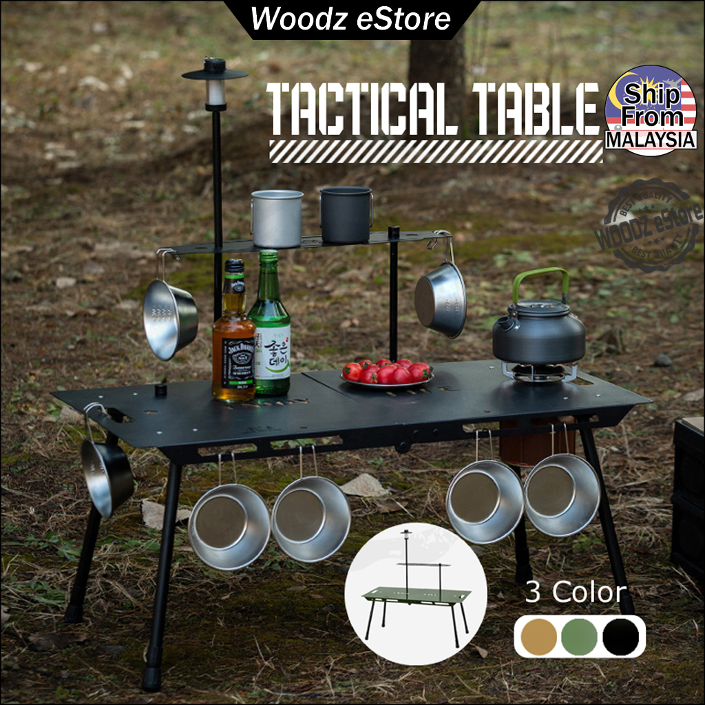 [Woodz] Multifunctional Foldable Tactical Table Lightweight Camping ...