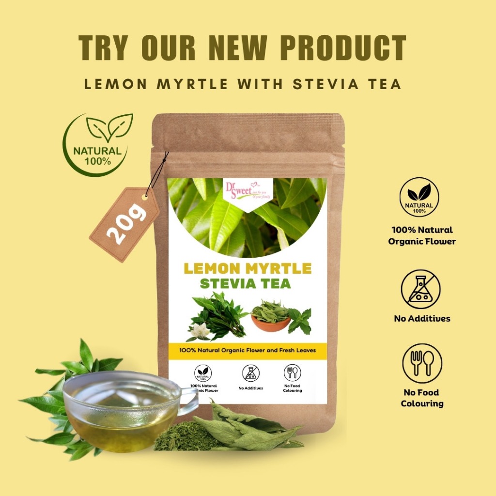 [PRE-ORDER] 20g Dried Lemon Myrtle Leaves with Stevia Tea / Serai Pedas ...