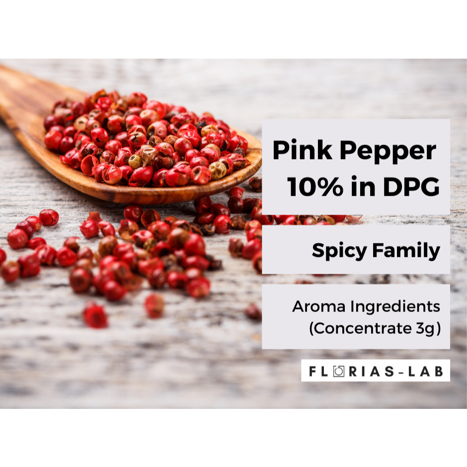 Florias-Lab | Pink Pepper 10% in DPG, CAS#:68917-52-2 | Spicy Aroma ...