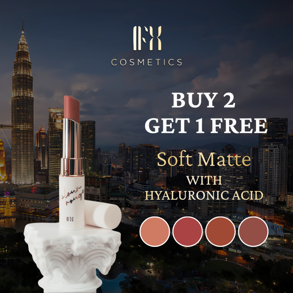 [BUY 2, FREE 1] IFX Cosmetics Velour Rouge Soft Matte Lipstick ...