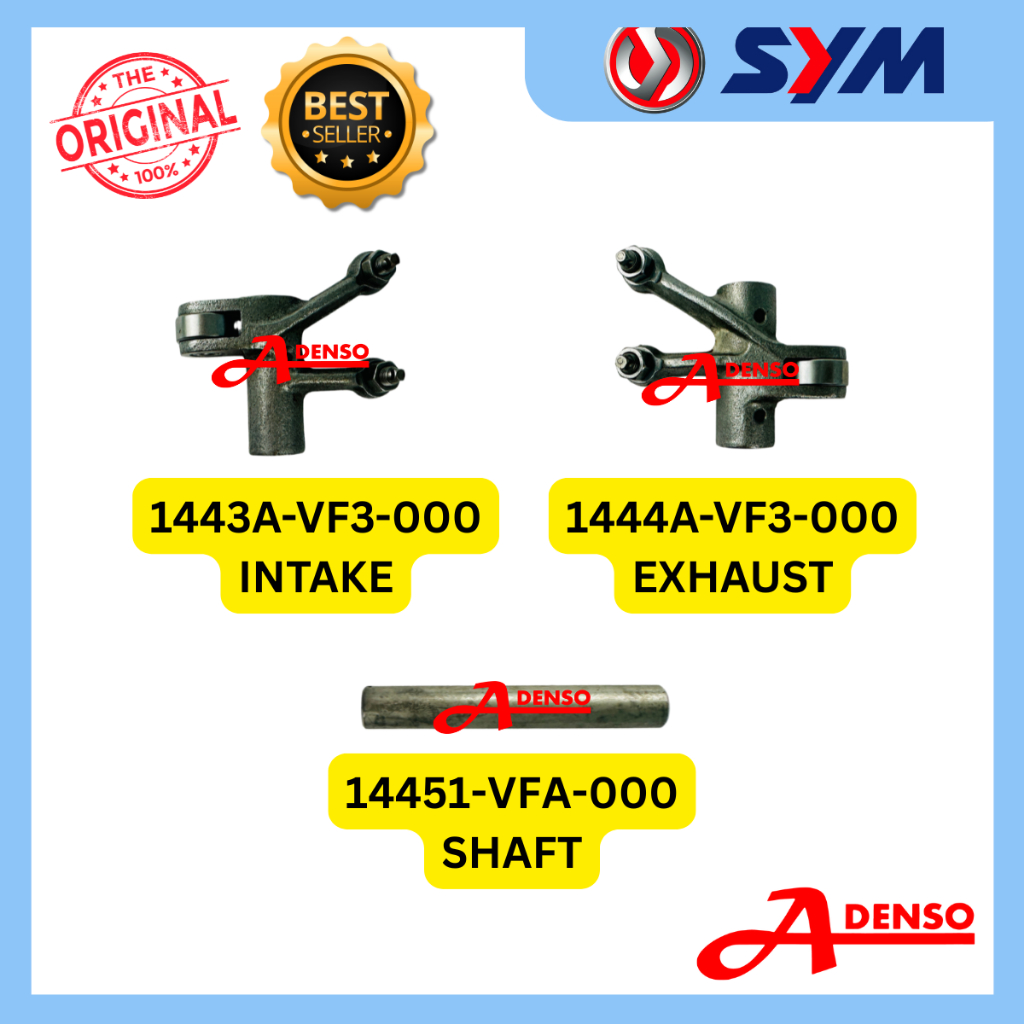 VF3i ROCKER ARM INTAKE & EXHAUST, SHAFT ROCKER ENGINE (ORIGINAL100%SYM ...