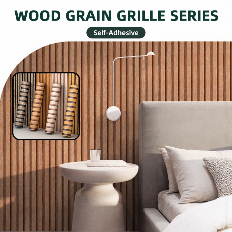 🔥Ready stock🔥10m wooden wallboard wallpaper wooden wallpaper minimalist ...