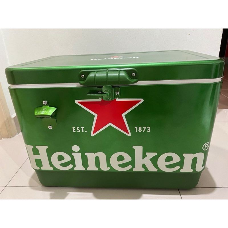 Brand new 🌷 Heineken Cooler Box with trolley | Shopee Malaysia