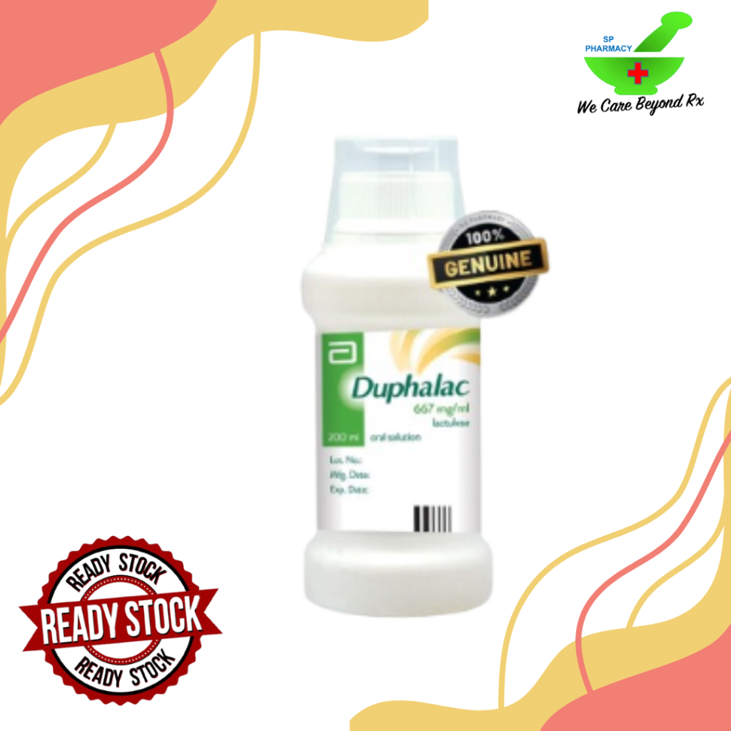 ABBOTT DUPHALAC LACTULOSE ORAL SOLUTION 200ML (EXP MAY 2026) | Shopee Malaysia