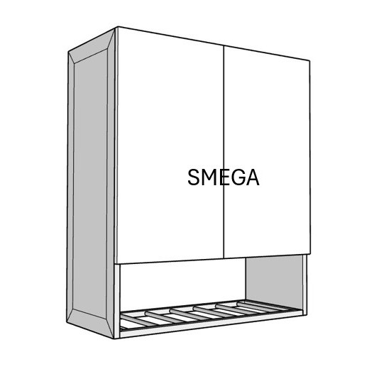 SMEGA ALUMINIUM SHOE RACK GREY BODY WHITE DOOR 36'' H X 14'' D X 30'' L ...