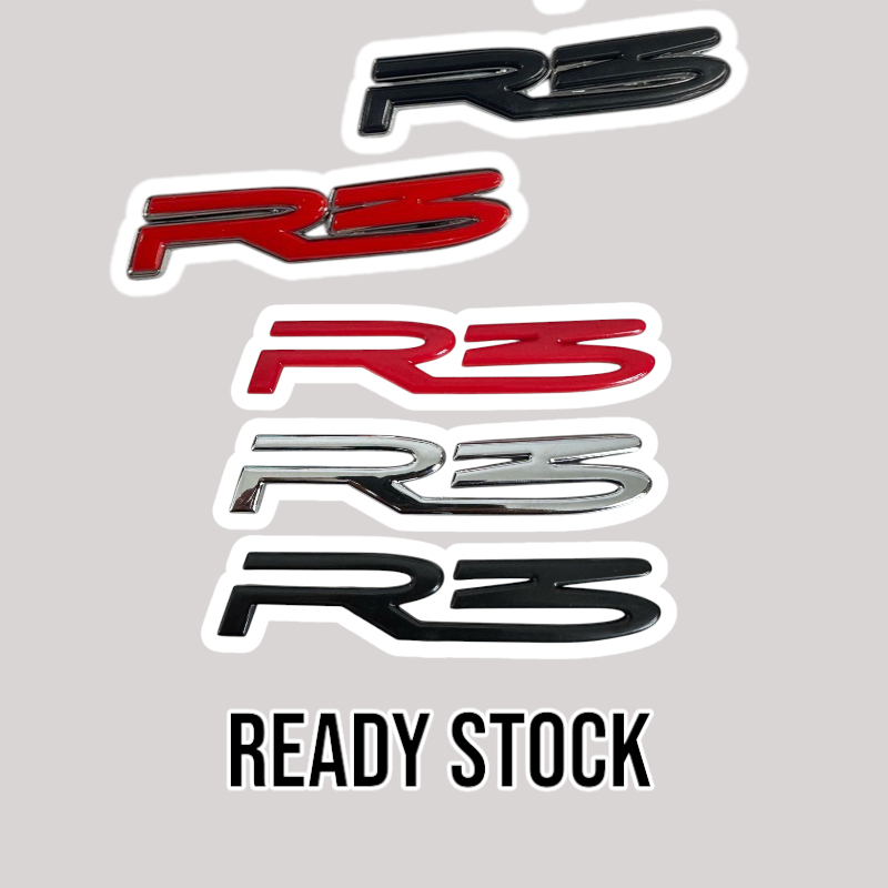 emblem r3 tampal proton r3 tampal emblem r3 | Shopee Malaysia