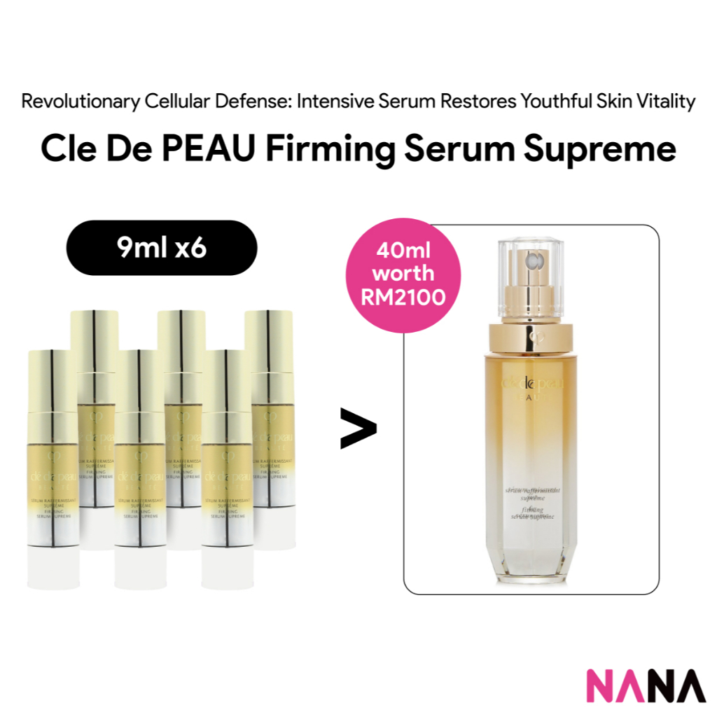 Cle De PEAU Firming Serum Supreme Sample Pack (9ml x 6/3) | Shopee Malaysia