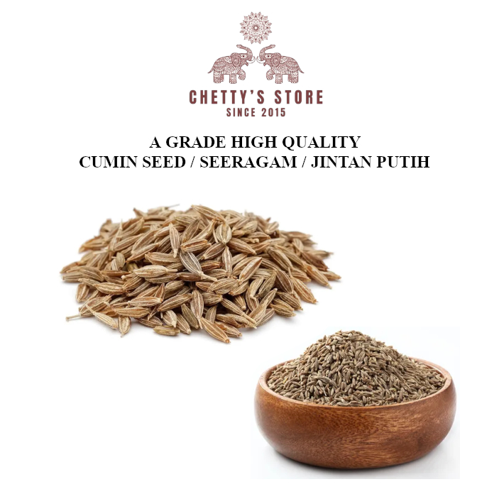 (IMPORTED) CUMIN SEEDS / SEERAGAM / JINTAN PUTIH A GRADE HIGH QUALITY ...