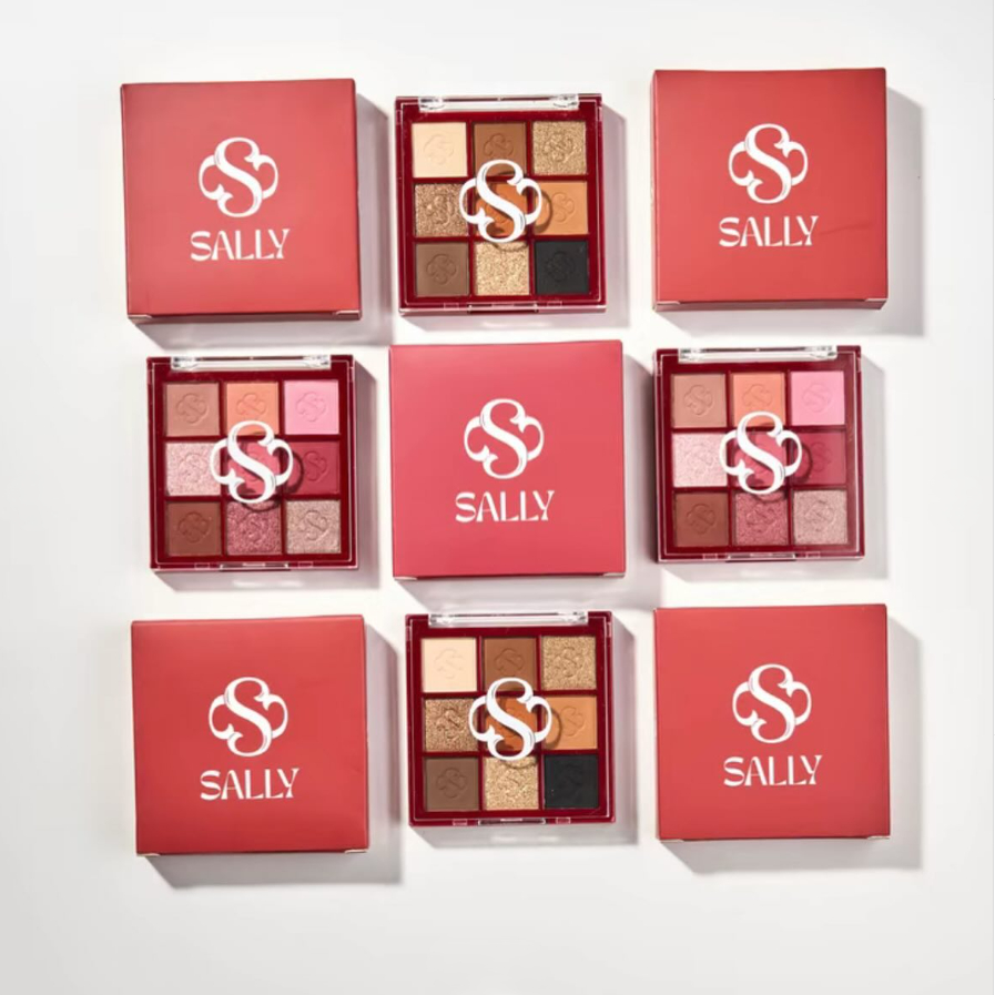 LATEST VIRAL LATEST 2025 NEW SALLY ALL ABOUT EYESHADOW PALETTE | Shopee ...