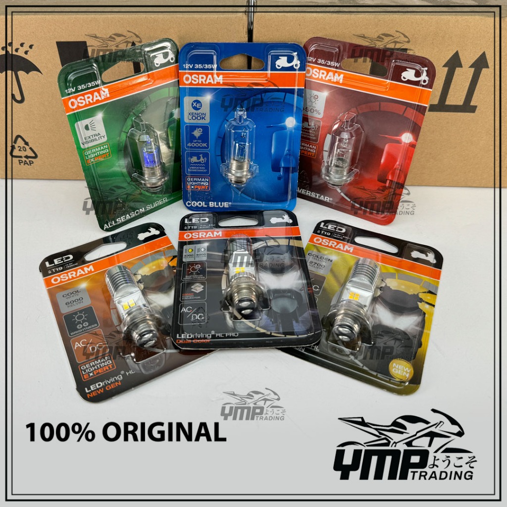 OSRAM T19 LED MENTOL ORIGINAL LIGHT BULB MOTORCYCLE COOL BLUE ALL SEASON SILVERSTAR COOL WHITE ...