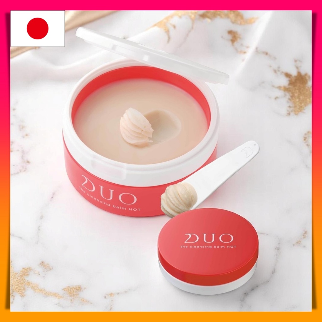 "Temperature-sensitive care and moisture-circulating* skin!" DUO The Cleansing Balm Hot 90g+20g ...