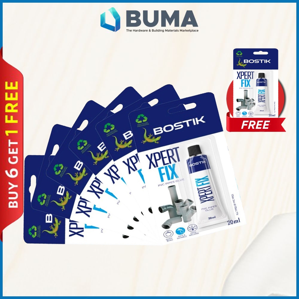 Bostik Xpert Fix Pipe Adhesive | Gam Paip Xpert Fix | 专业管道胶水 20ml (Clear) | Shopee Malaysia