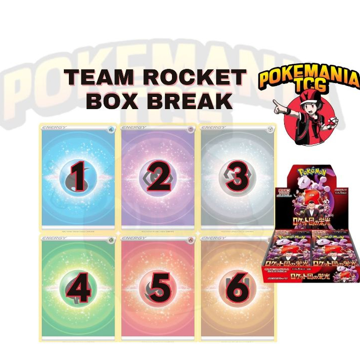 (Live Rip) Team Rocket Box Break (30 Packs - 6 Slots) | Shopee Malaysia