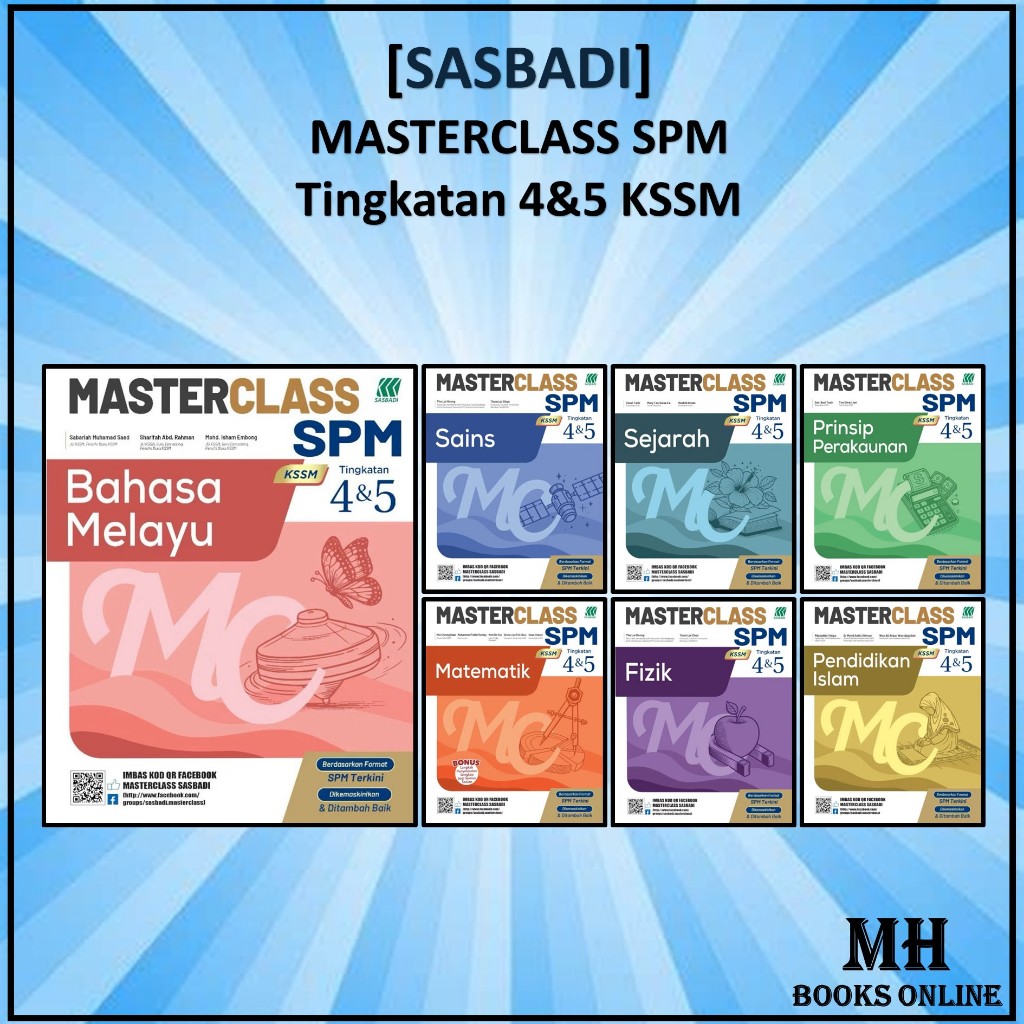 [MH] SASBADI: 2025 Buku Rujukan Masterclass SPM Tingkatan 4.5 KSSM ...