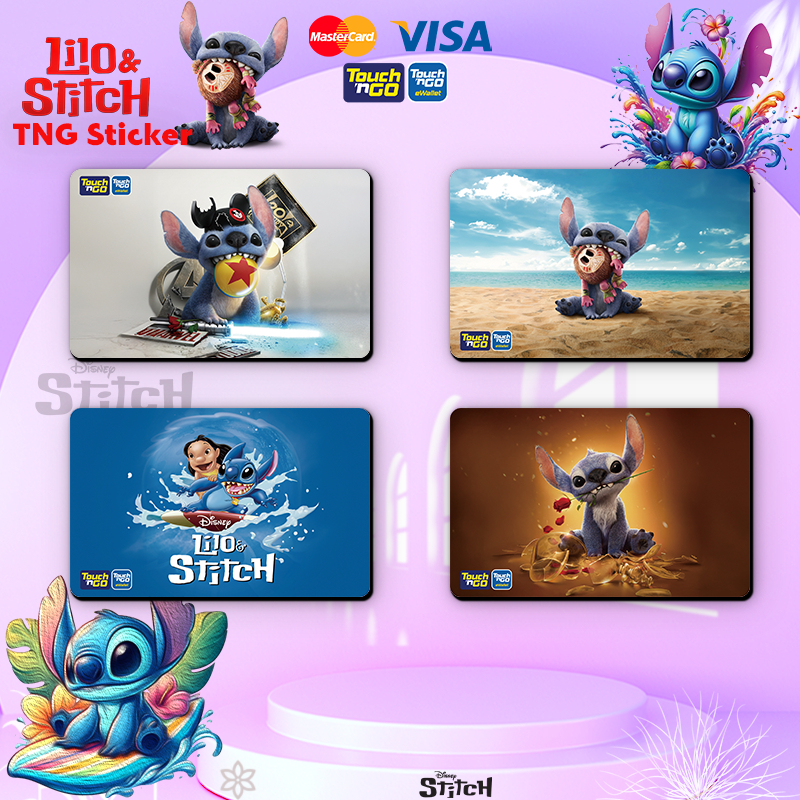 Lilo & Stitch (2025) TNG Pelekat - Tng Touch N Go/Bank kad pelekat ...