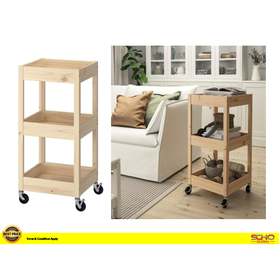IKEA-LOSHULT Trolley, pine, 38x38x82 cm | Shopee Malaysia