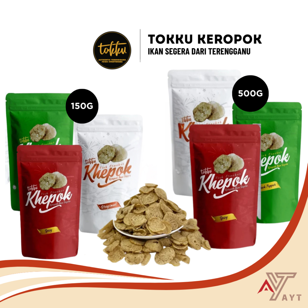 TOKKU Keropok Lekor Segera |Tokku Fish Cracker | Zip Lock | Halal ...