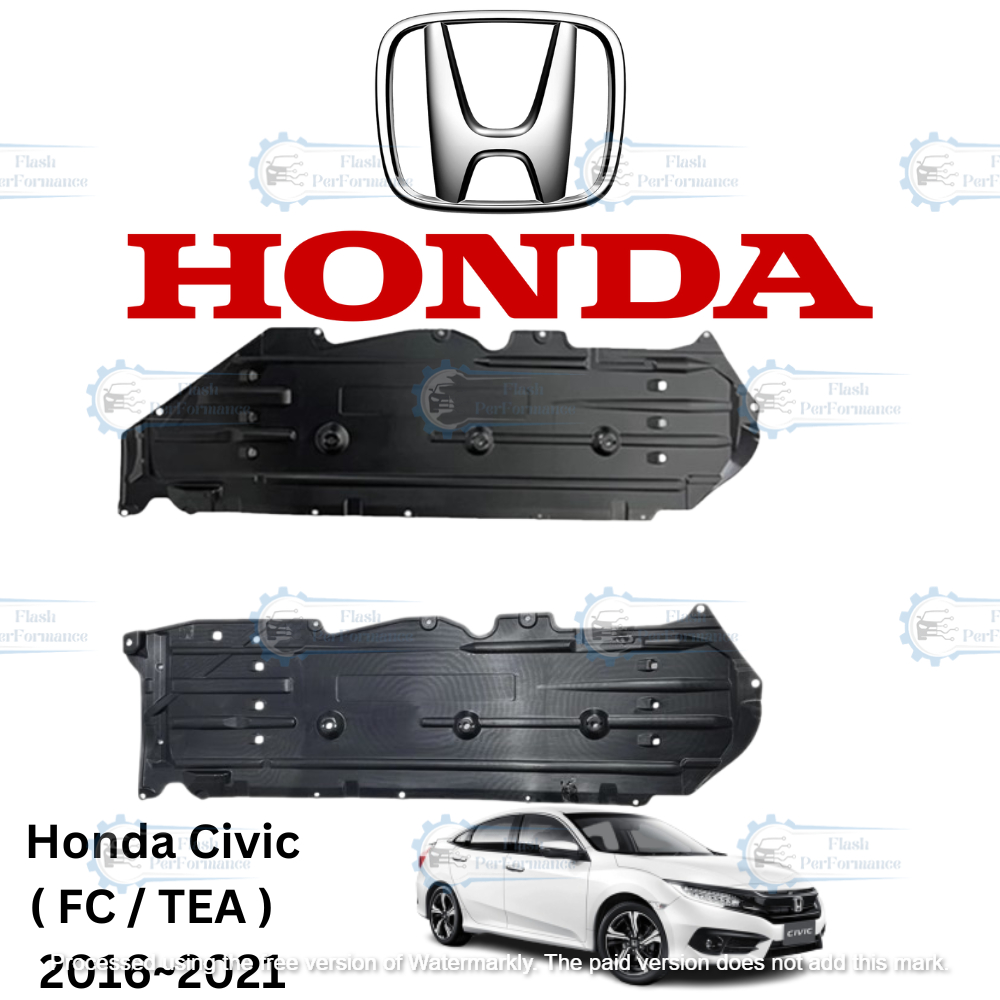 Honda ( Civic / FC ) ( 2016-2021 ) Engine splash Guard Under Car Shield ...