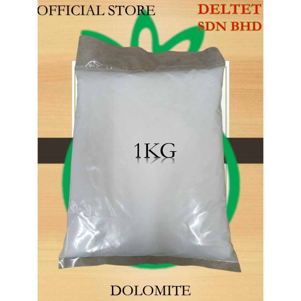 DOLOMITE (1KG) -HALUS SEPERTI TEPUNG/MENINGKATKAN PH TANAH/MEMBANTU ...