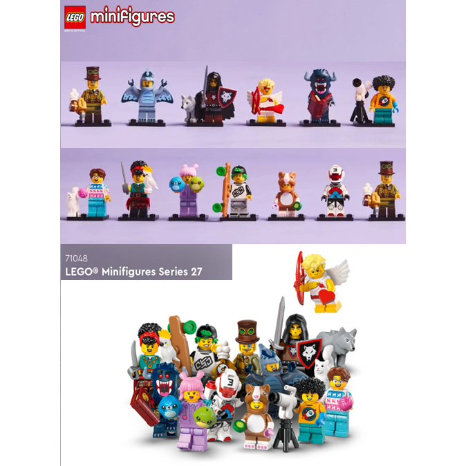 Lego 71048 Collectible Minifigures Series 27 Complete Set Private ...