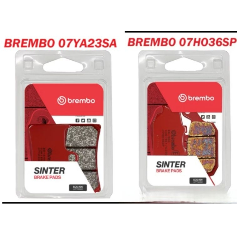 100% ORIGINAL- YAMAHA MT07 MT09 BREMBO SINTER DISC BRAKE PAD (FRONT ...