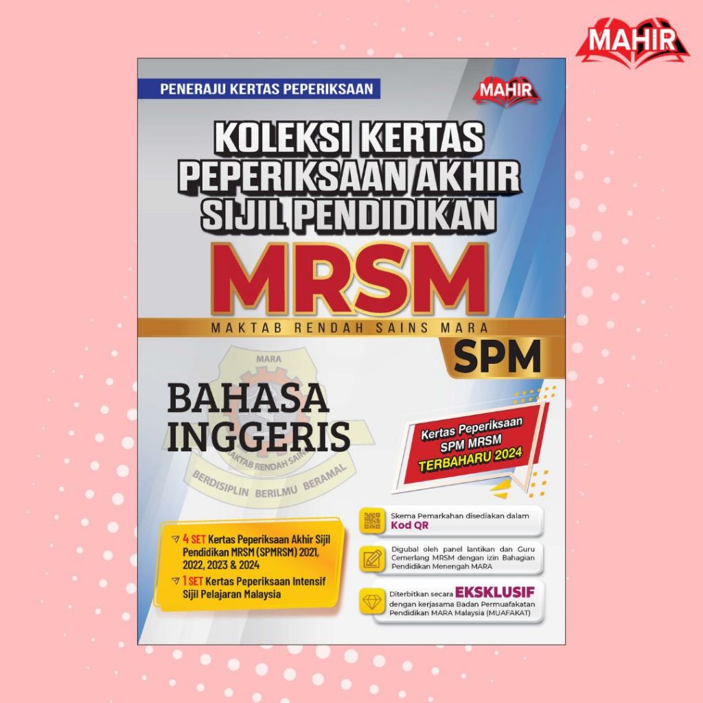 Koleksi Kertas Peperiksaan Akhir Sijil Pendidikan MRSM SPM Bahasa ...