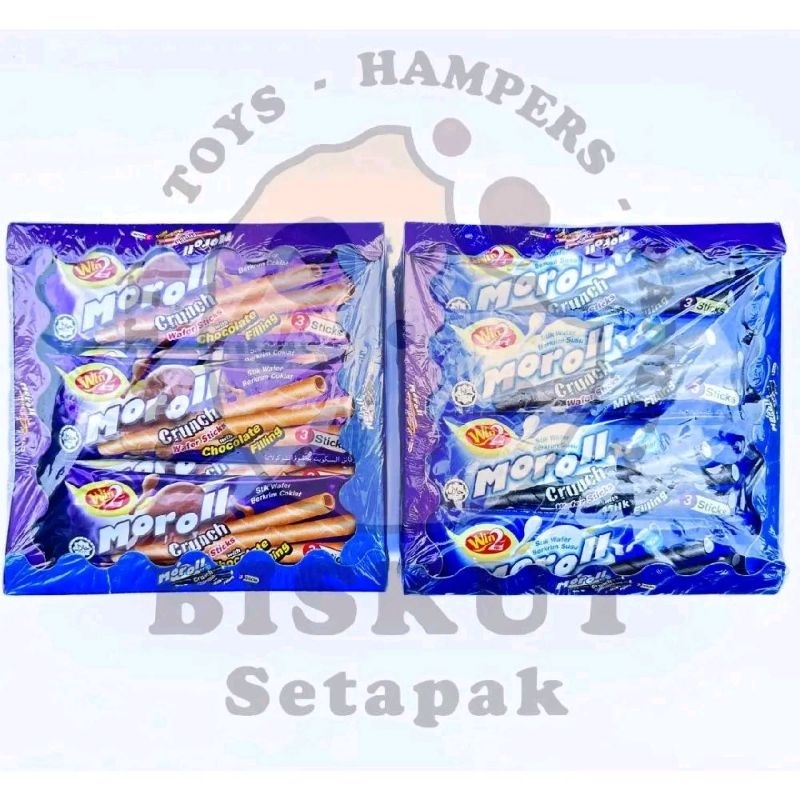 WIN2 MOROLL CRUNCH WAFER STICKS. 540G (18g ×30s) | Shopee Malaysia