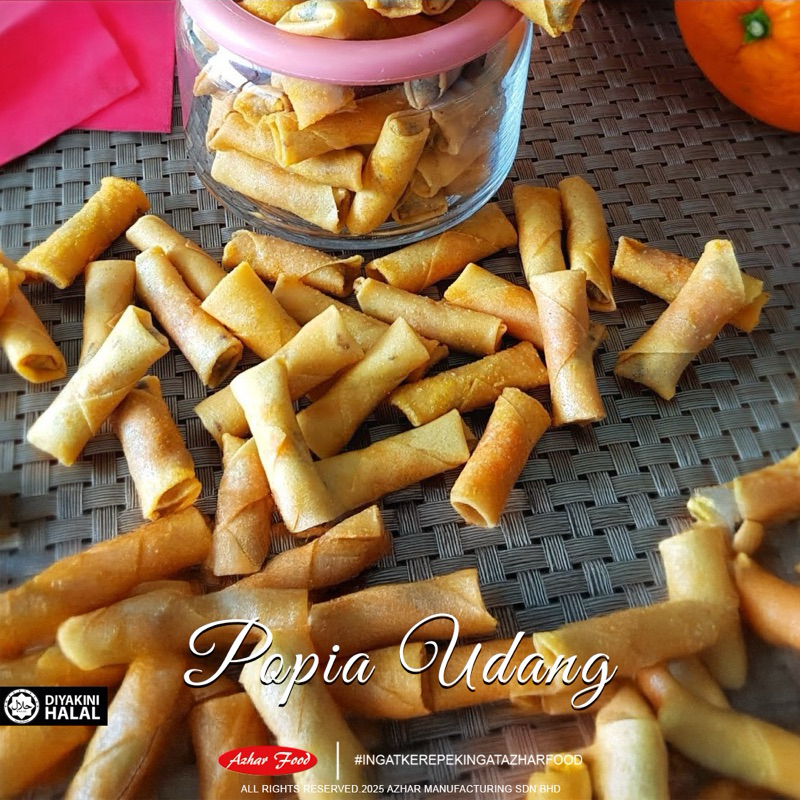 Popia inti udang goreng rangup gurih asli homemade 1kg/500g/400g | Shopee Malaysia