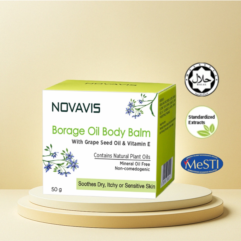 Nova Novavis Borage Oil Balm 25g | Soothing Balm for Eczema, Dry ...