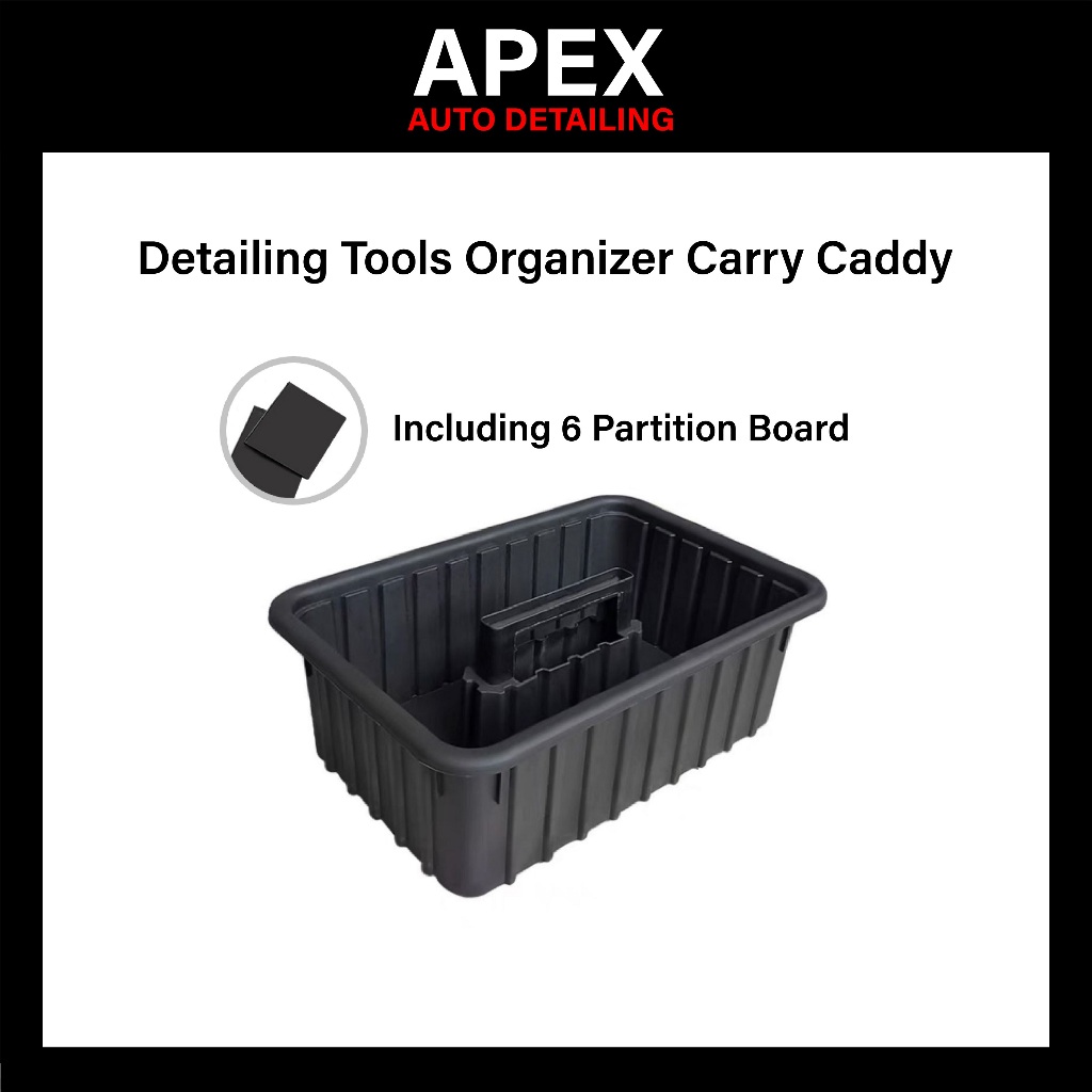 【APEX.Auto Detailing】Heavy Duty Detailing Tools Organizer Carry Caddy ...