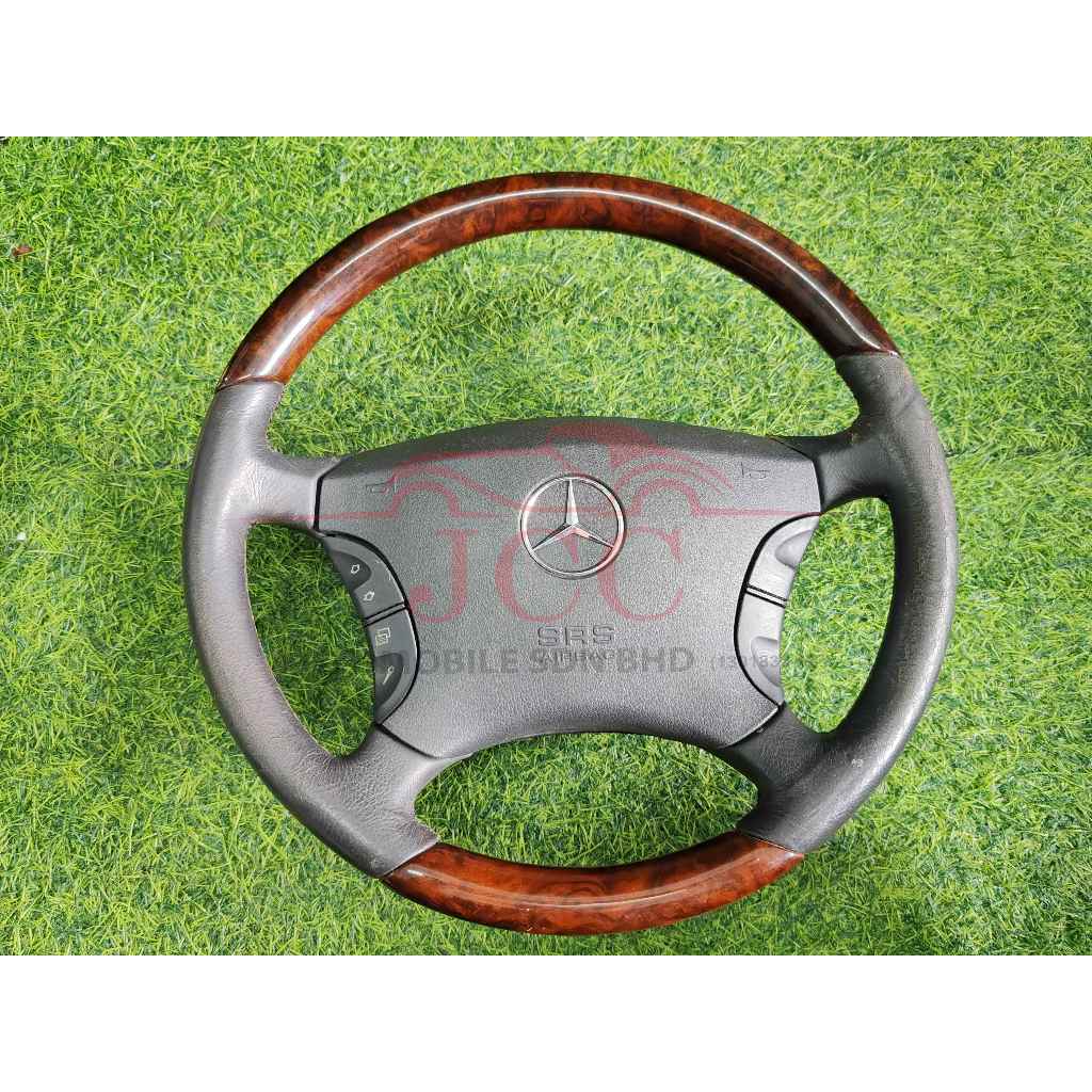 MERCEDES BENZ S CLASS W220 STEERING WHEEL WITH SWITCH [2G-3C-B2055] | Shopee Malaysia