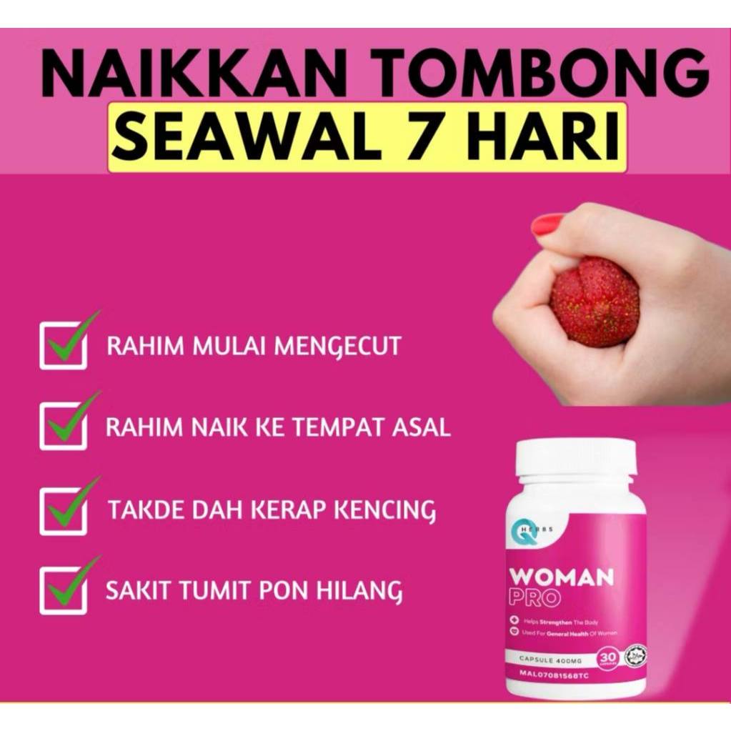 [Ready Stock] Women Pro 400mg for women's Vitamin Hormon (30’s Capsules ...