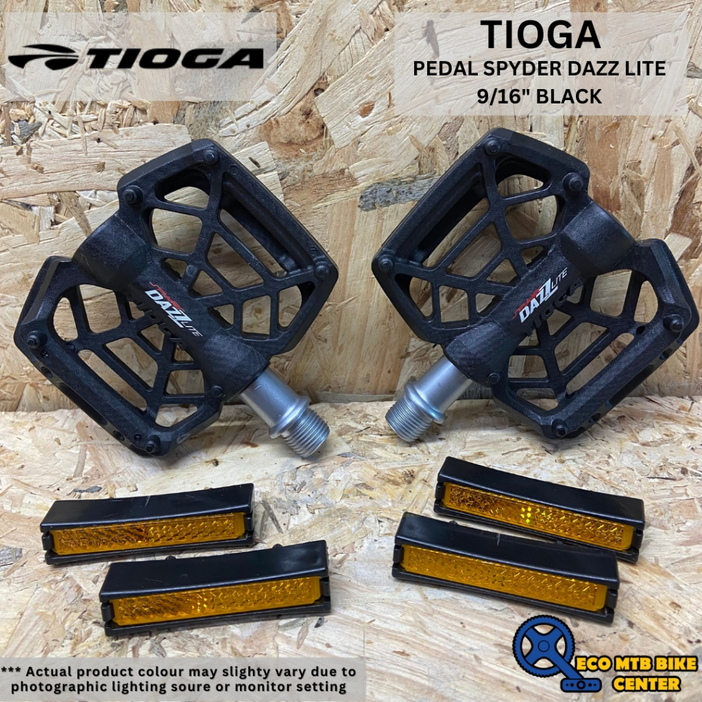 TIOGA SPYDER DAZZ LITE 9/16" PEDALS BLACK | Shopee Malaysia