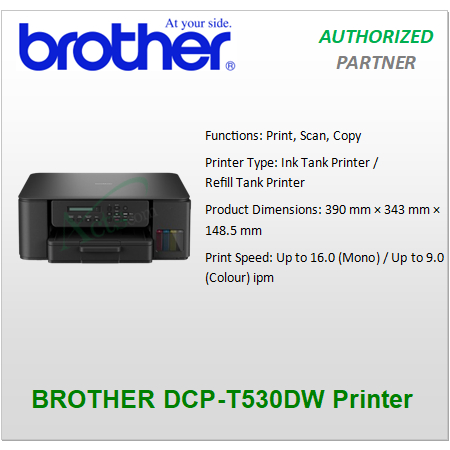 Brother DCP-T530DW Printer | Shopee Malaysia