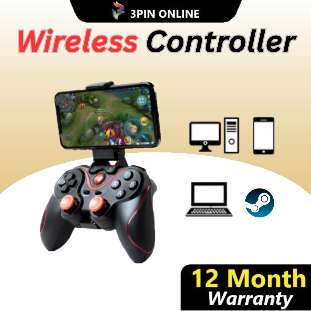 T3 S3 X3 Controller Bluetooth Wireless Android Ios Gamepad Gaming ...