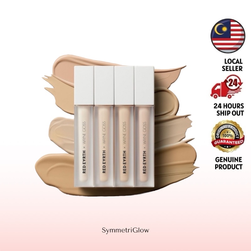 🇲🇾 RED EARTH x WAYNE GOSS Nude Wear Full Concealer 红地球遮瑕乳液膏遮斑痘痘印泪沟黑眼圈脸部 ...