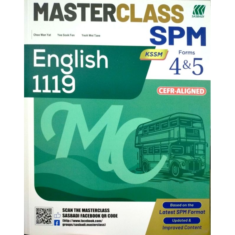 MasterClass English SPM FORM 4&5 (2025) | Shopee Malaysia
