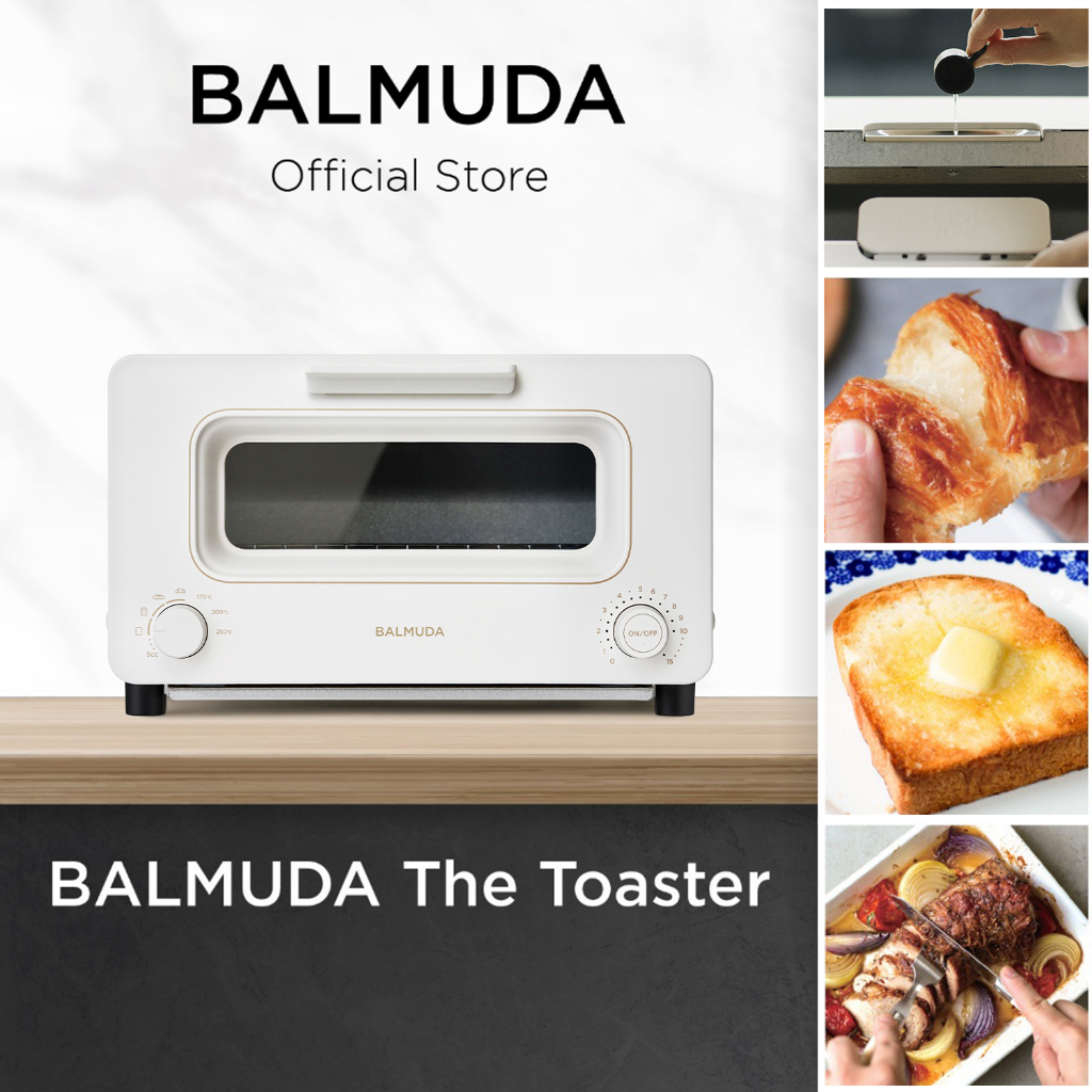 BALMUDA The Toaster K11E-WK | Steam Oven Toaster with 5 Cooking Modes ...