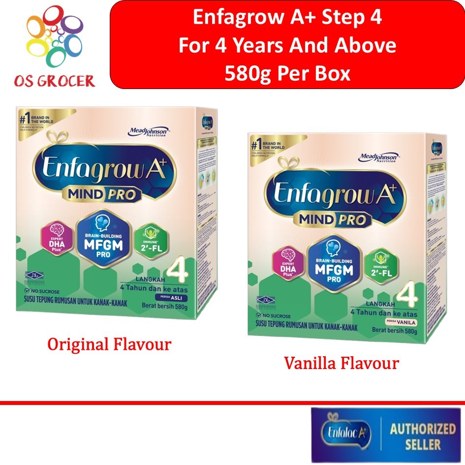 Enfagrow A+ Step 4 For 4 Years And Above Original / Vanilla Flavour ...