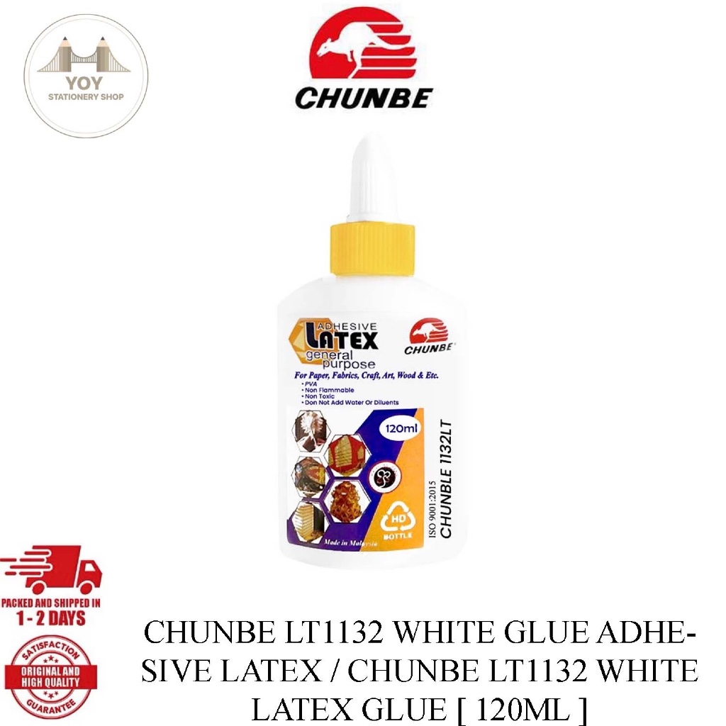 CHUNBE LT1132 WHITE GLUE ADHESIVE LATEX / CHUNBE LT1132 WHITE LATEX ...