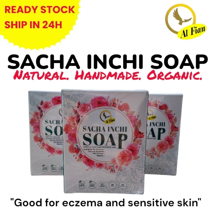 Sabun Sacha Inchi | Sabun Muka & Badan Organik | Untuk Jerawat, Gatal ...
