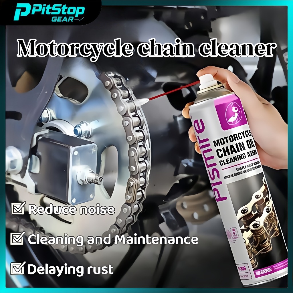 Motorcycle Chain Maintenance Kit - Cleaner, Lubricant, and Rust Remover ...