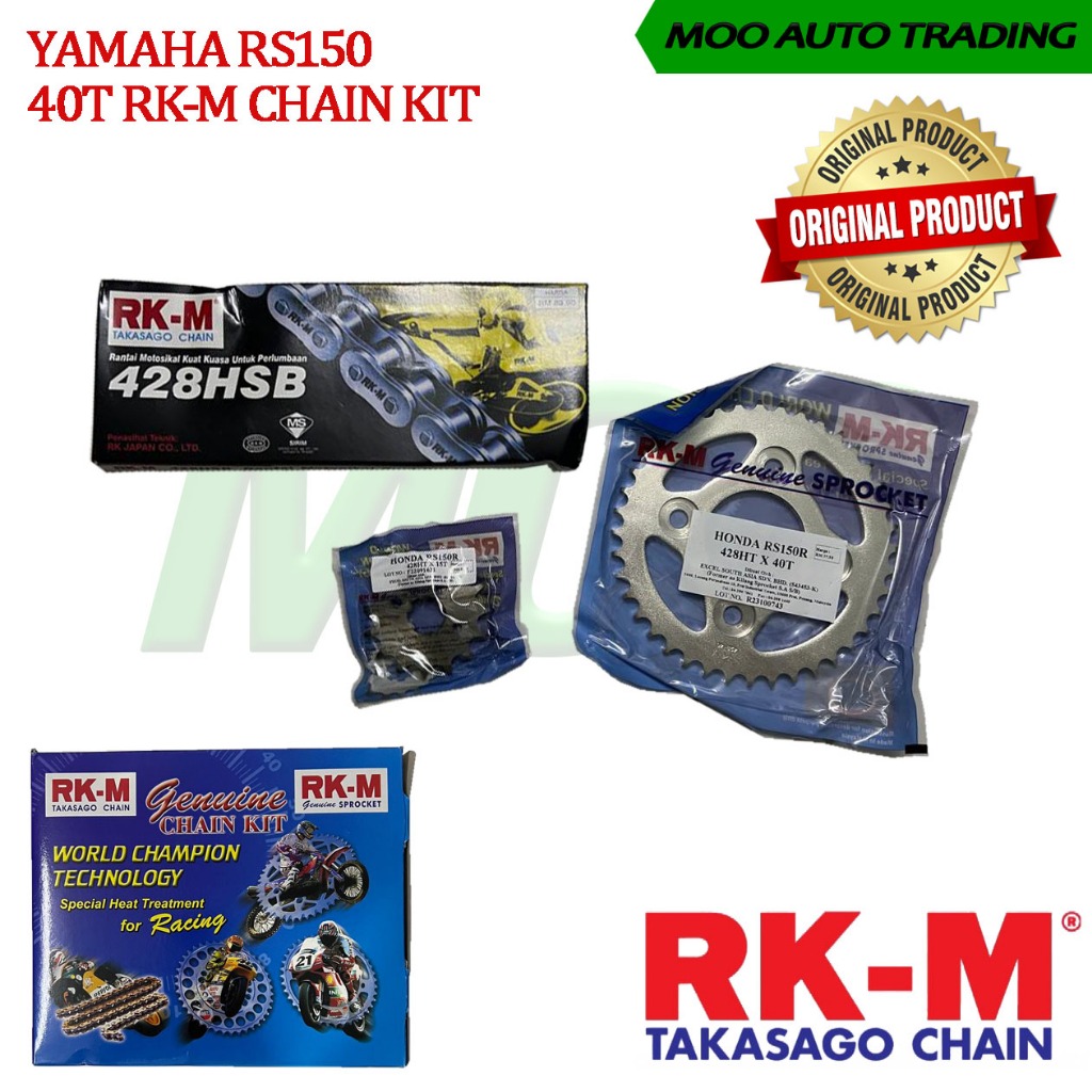 HONDA RS150 RKM / RK-M CHAIN KIT / SPROCKET SET | Shopee Malaysia